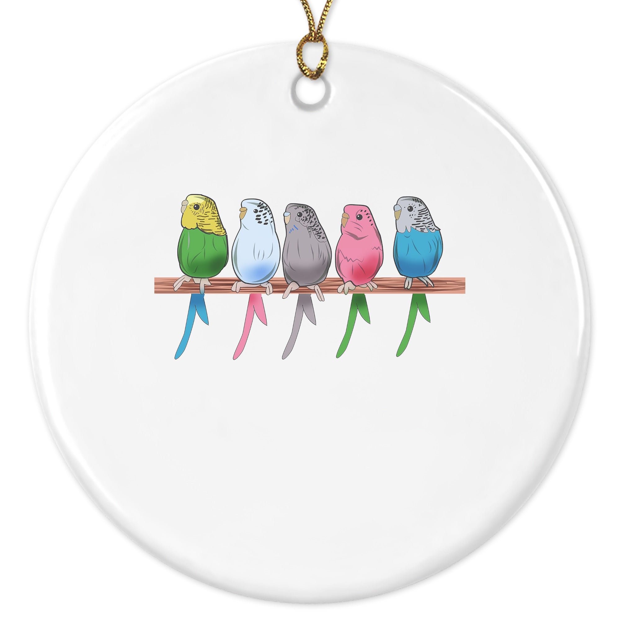 Cute Budgie Ornament Pet Parakeet Christmas Ornament for Tree Gift for ...