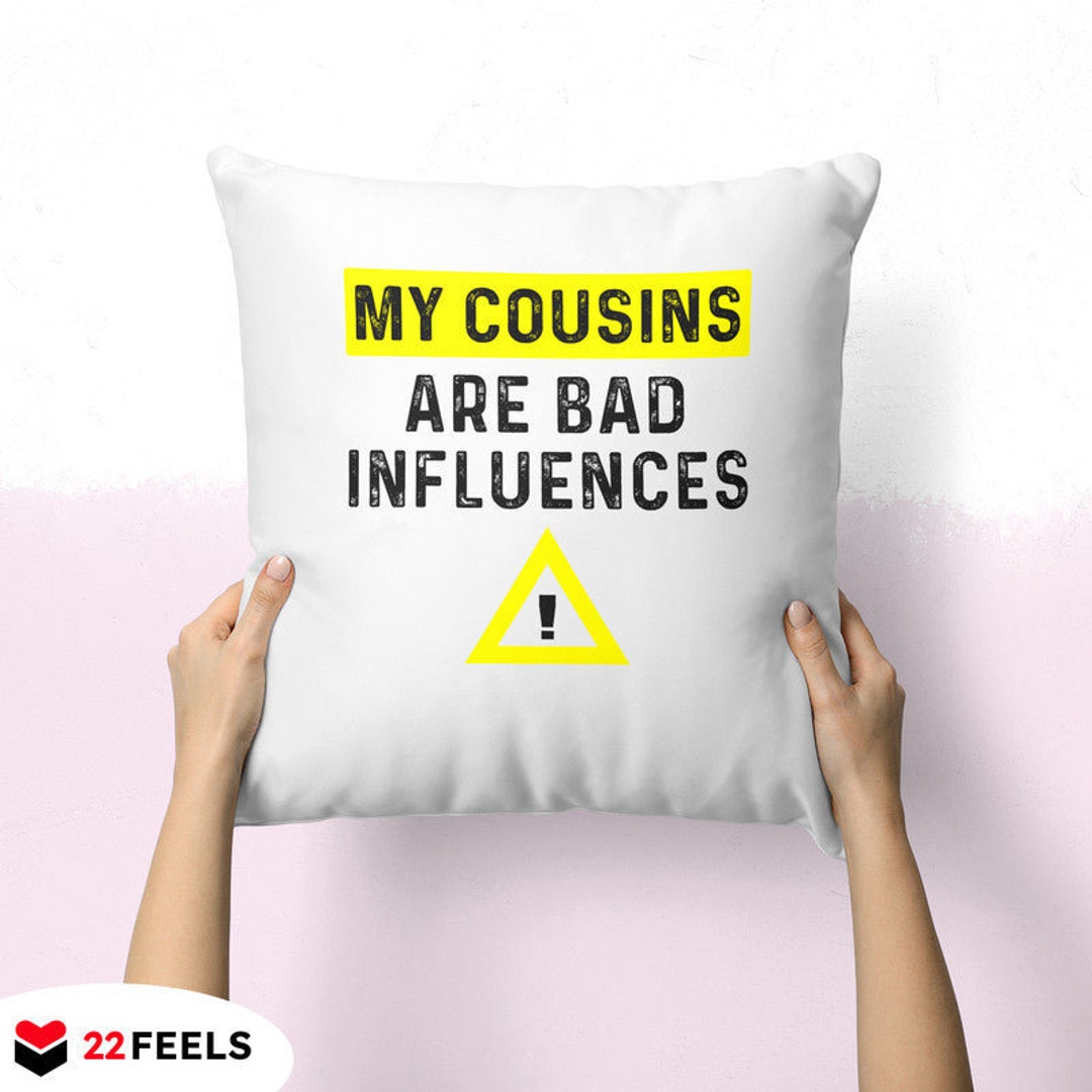 Cute Cousins Pillow Cousins Gifts Birthday Family Gifts Cousins Best ...