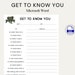 Editable Get to Know You Worksheet. Digital Classroom Worksheet. Team ...
