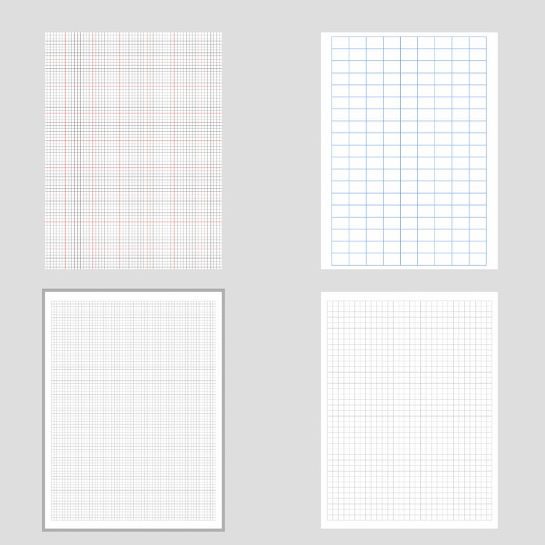 Printable Graph Paper PDF. Dot Grid Paper. Bullet Paper. Grid - Etsy