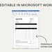 Quote Template. Pdf/microsoft Word. Quote Form. Job Quote. Job Proposal ...