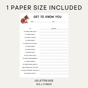 Editable Get to Know You Worksheet. Digital Classroom Worksheet. Team ...