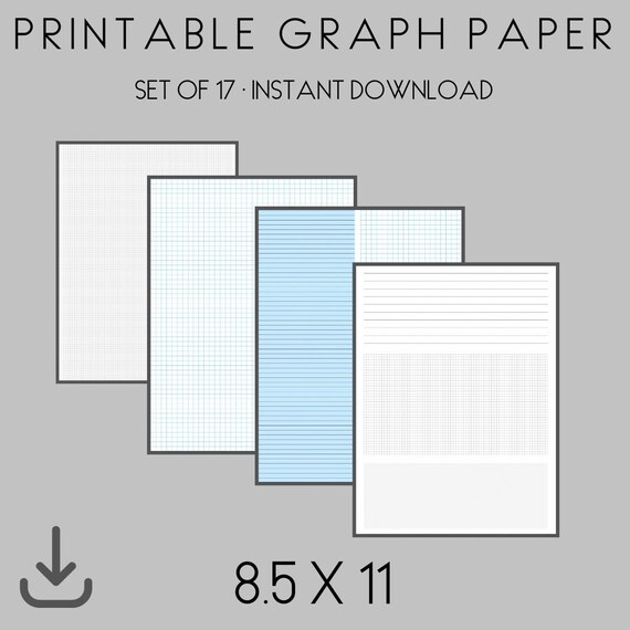 Printable Graph Paper PDF. Dot Grid Paper. Bullet Paper. Grid - Etsy