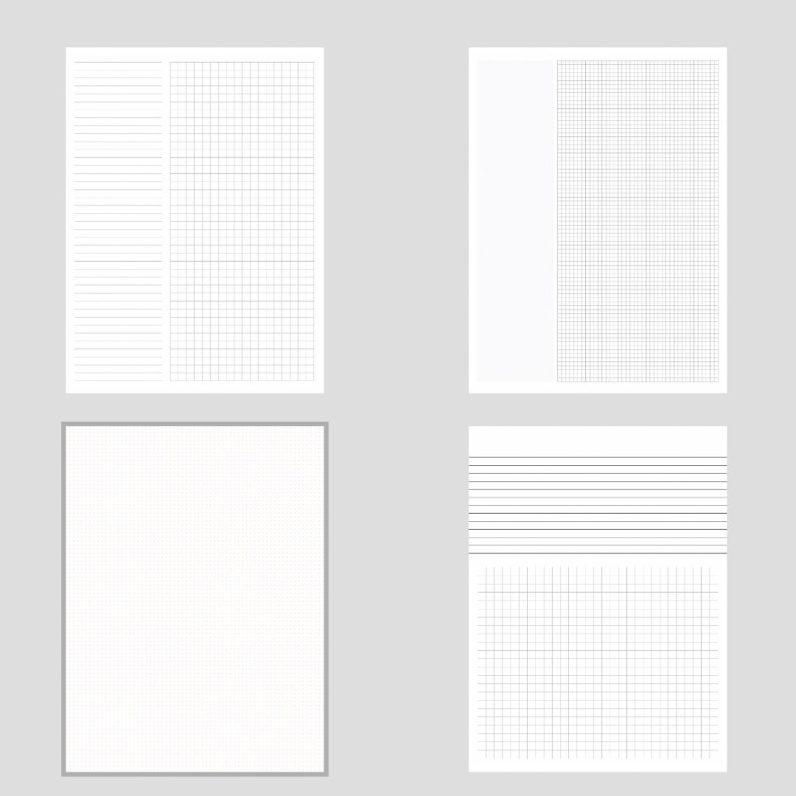 Printable Graph Paper PDF. Dot Grid Paper. Bullet Paper. Grid - Etsy