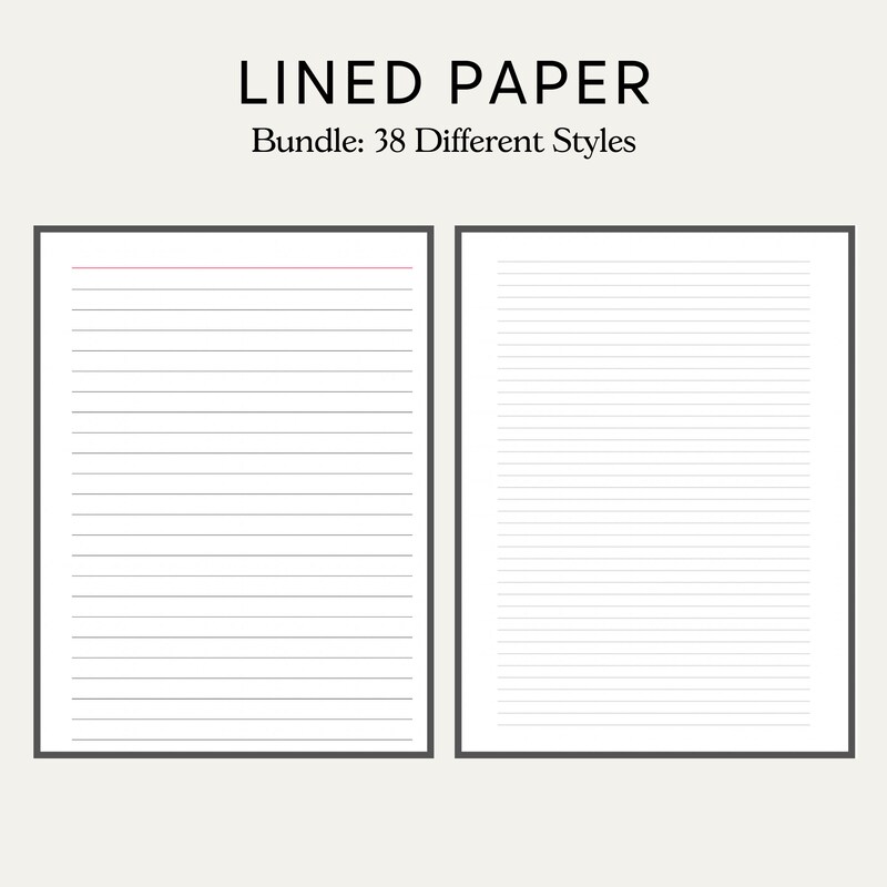 College Ruled Notebook - Etsy