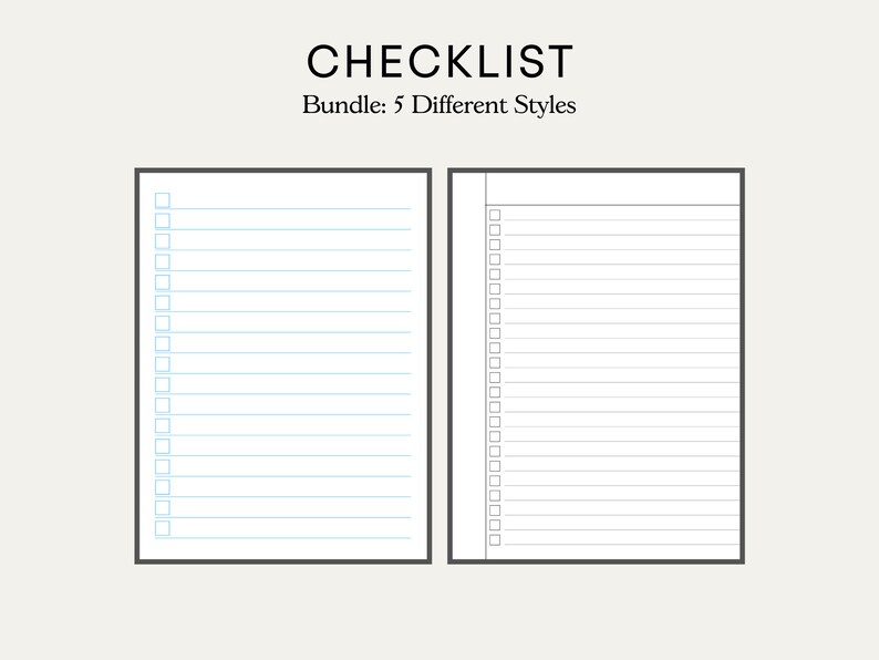 Printable Checklist Paper PDF. Dot Grid Paper. Bullet Paper. Grid Paper ...