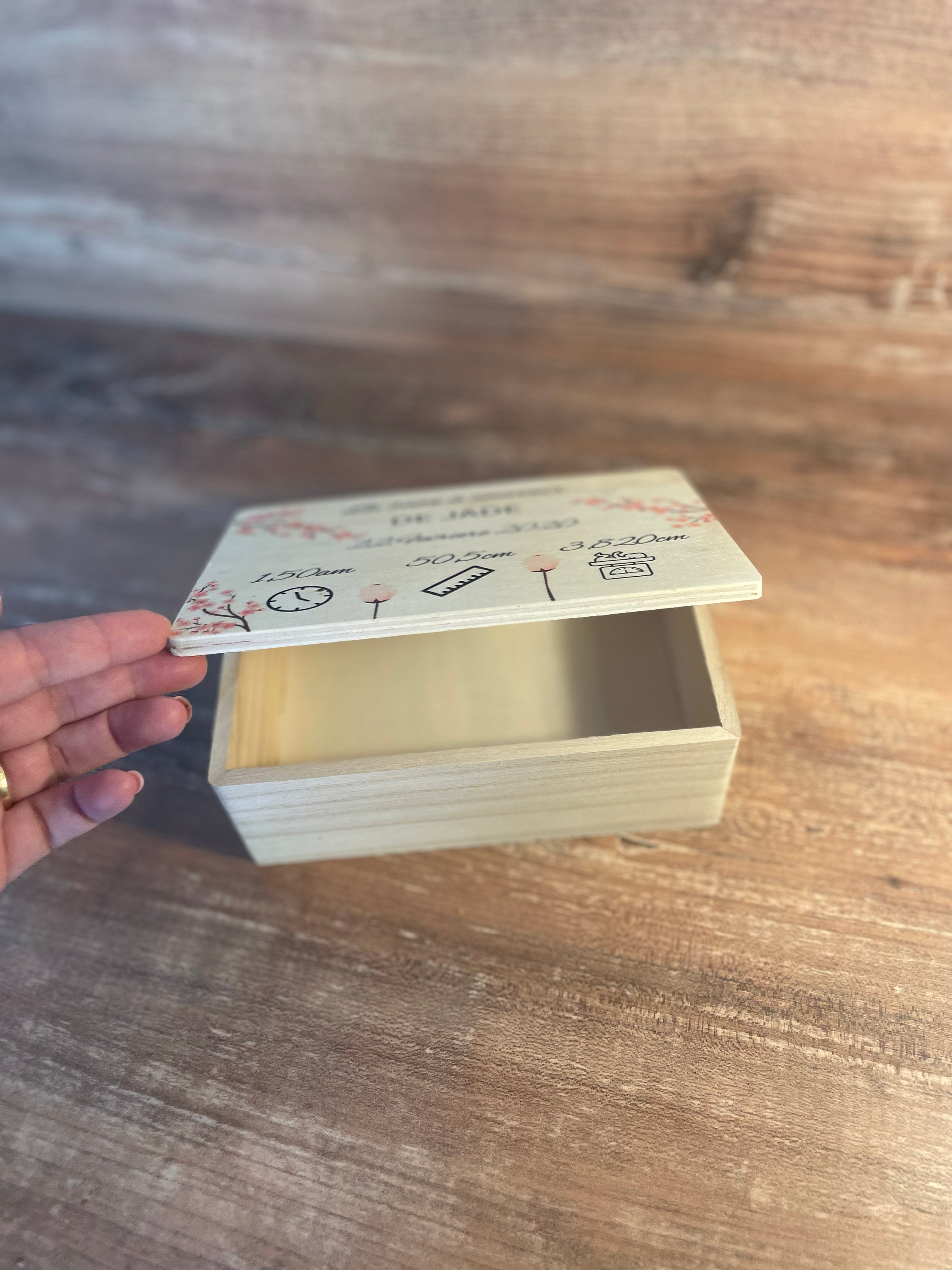 The Wooden Souvenir Box Personalize New Nee Olive - Etsy