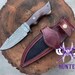 Smith Blade Custom Handmade Damascus Steel Hunting Camping - Etsy