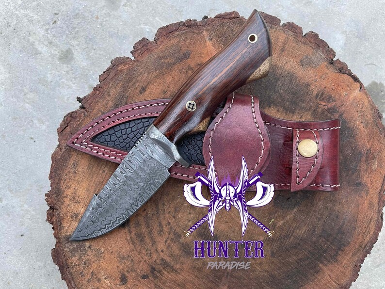 Smith Blade Custom Handmade Damascus Steel Hunting Camping - Etsy
