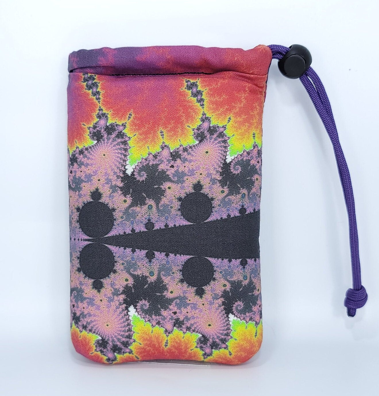 Fractal Glass Pipe Pouch Glass Pipe Bag Chillum Bag Stoner - Etsy