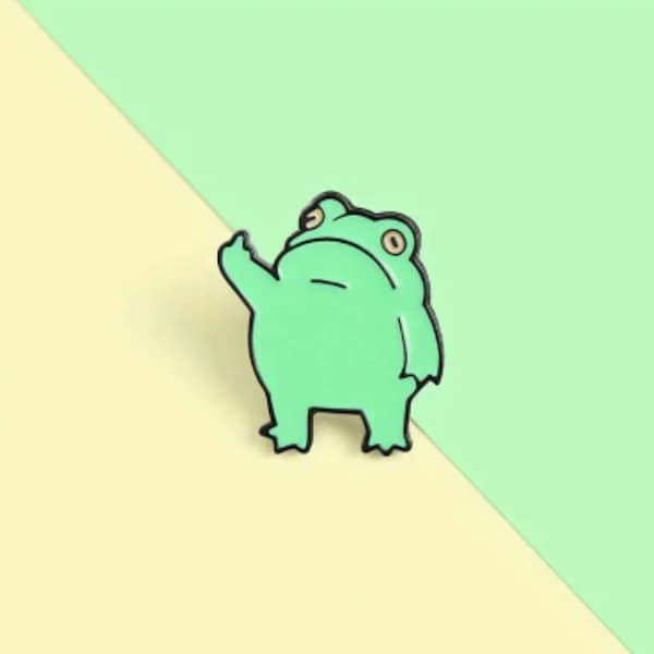 Middle Finger Frog - Etsy