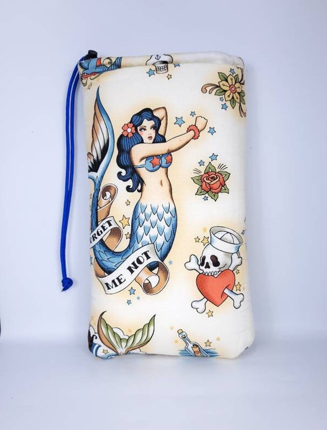 Sailor Mermaid Pipe Pouch Glass Pipe Case Bubbler Bag - Etsy