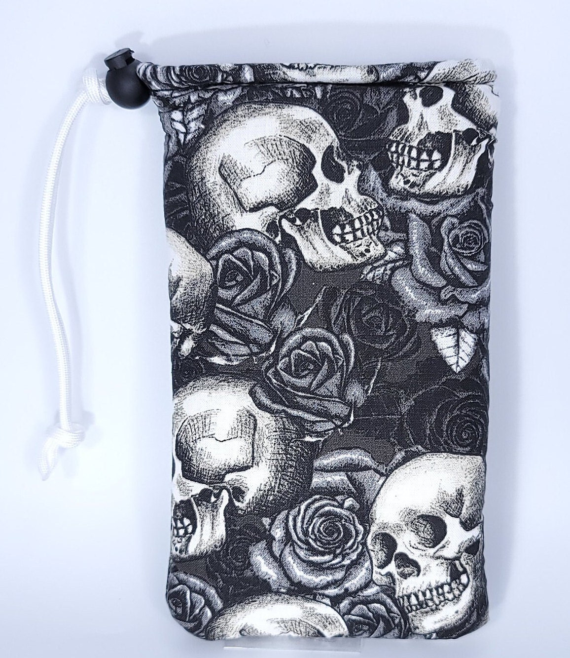 Custom Size Skull & Rose Pipe Pouch Glass Pipe Case Bubbler - Etsy
