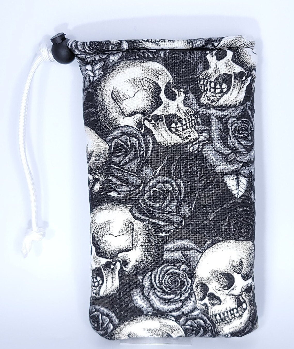 Custom Size Skull & Rose Pipe Pouch Glass Pipe Case Bubbler - Etsy