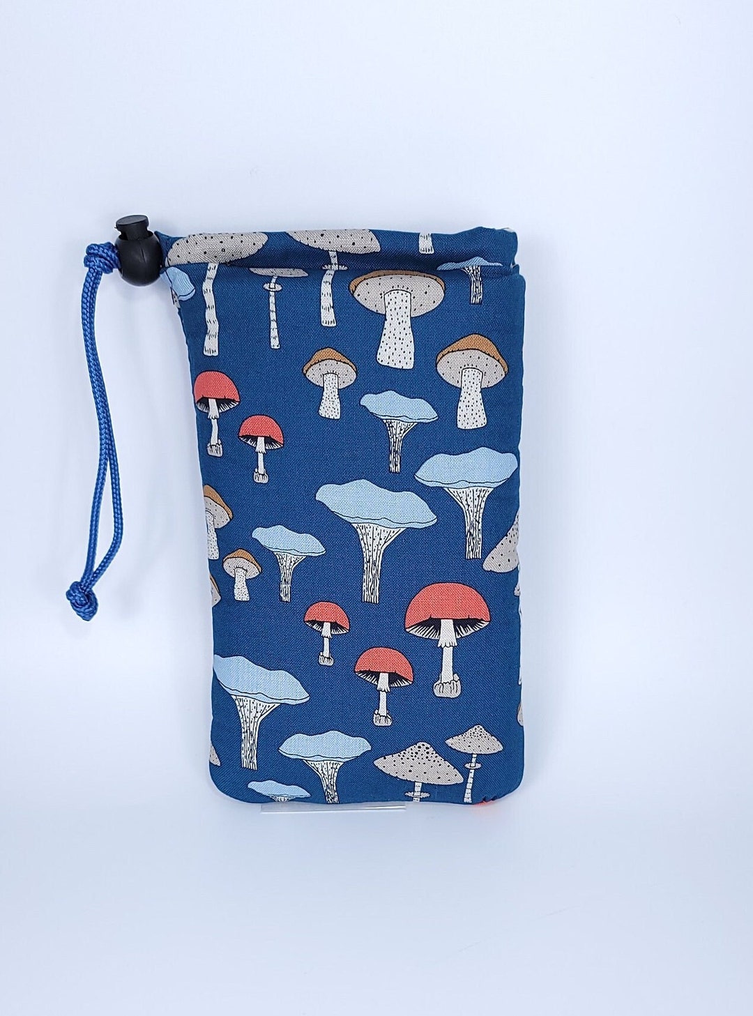Custom Size Blue Mushroom Pipe Pouch Glass Pipe Case Bubbler - Etsy