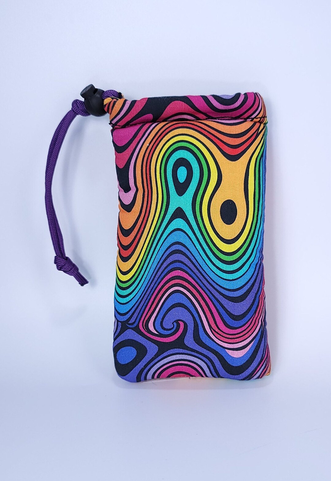 Custom Size Psychedelic Rainbow Pipe Pouch, Glass Pipe Case, Pipe Bag ...