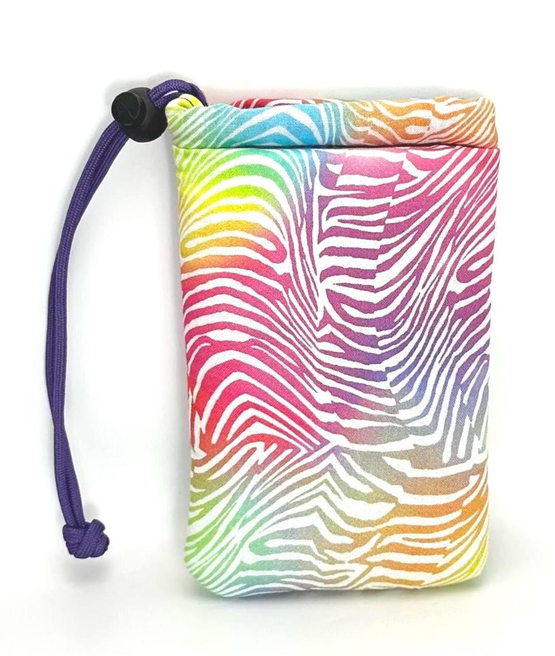 Rainbow Zebra Pipe Pouch, Small Pipe Pouch, Glass Pipe Case, Smoking ...