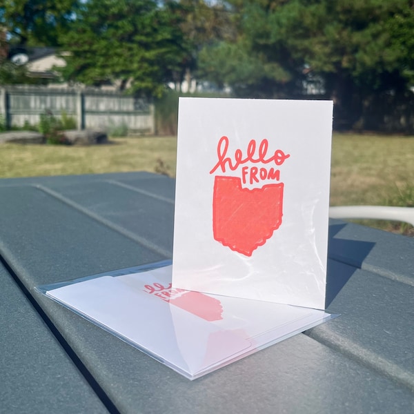 Ohio Greeting Card - Etsy