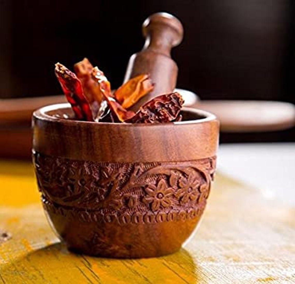 Wooden Made OKHLI for Kitchenmashermortal/pastelvintage - Etsy