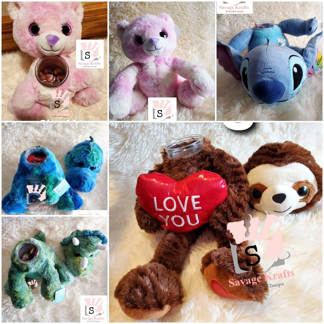 Stash Buddy secret Stash Stuffed Animal Secret Hiding Place/cash/candy ...