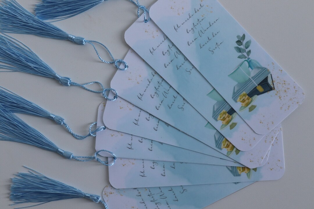 Personalized Bookmarks With Saying, Quote, Handmade Bookmarks, Special ...