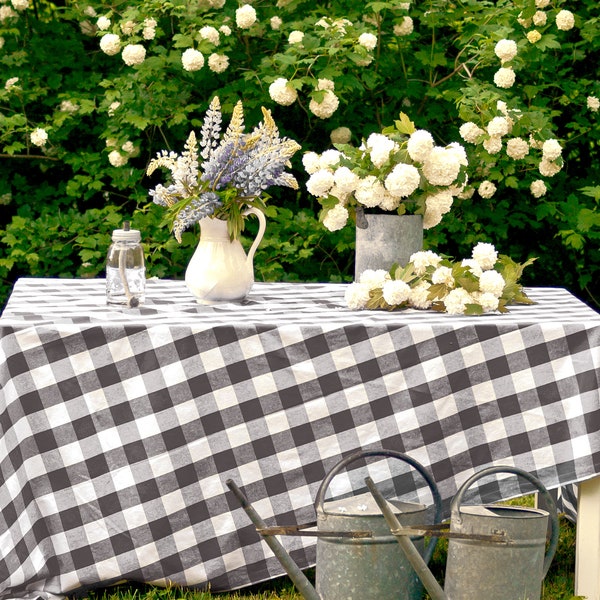 Plaid Tablecloths - Etsy