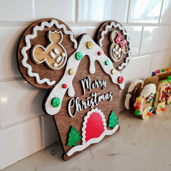 Mickey Gingerbread Svg - Etsy