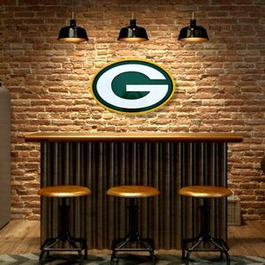 Green Bay Packers Wood Sign 3D Sports Birthday NFL Team - Etsy