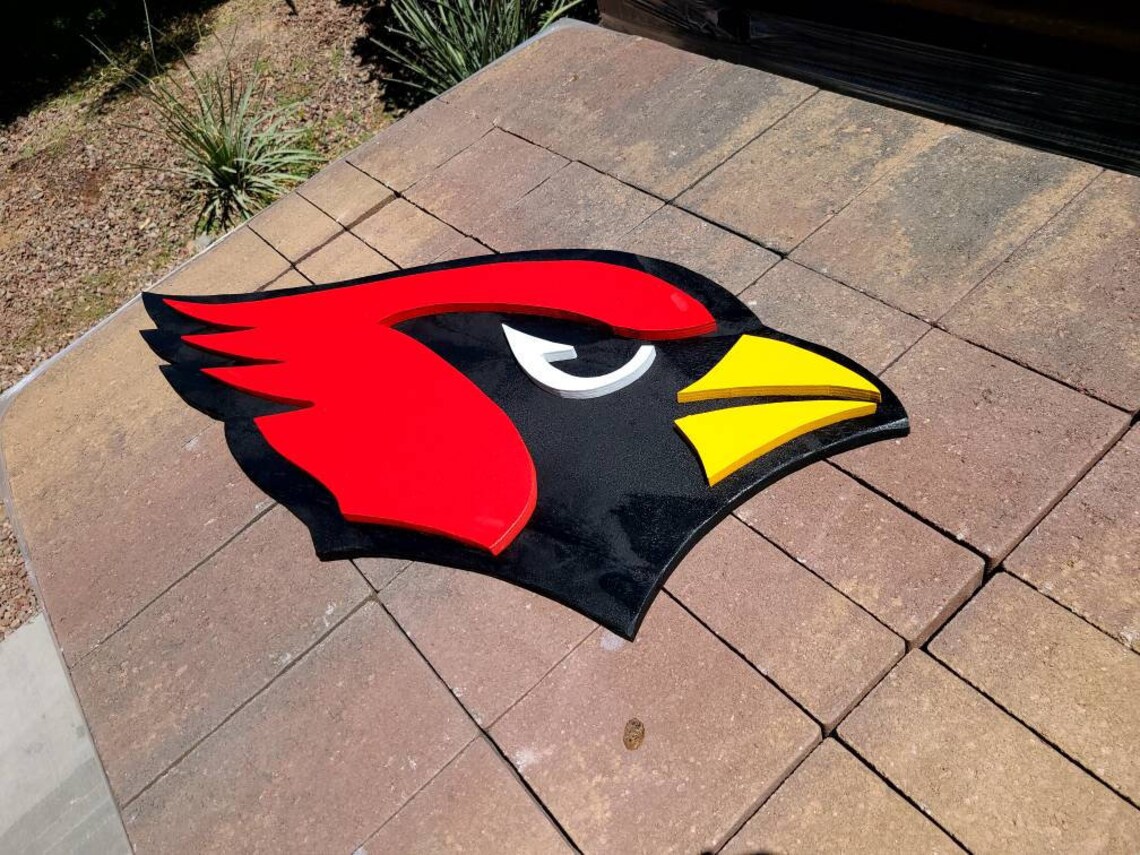 Arizona Cardinals 3D Wood signs fan art home decor man | Etsy