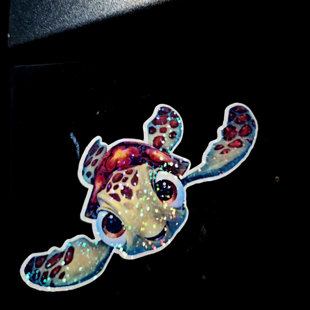 Squirt Turtle Car Decals, Sticker, Waterproof Stickers, Tumbler ...