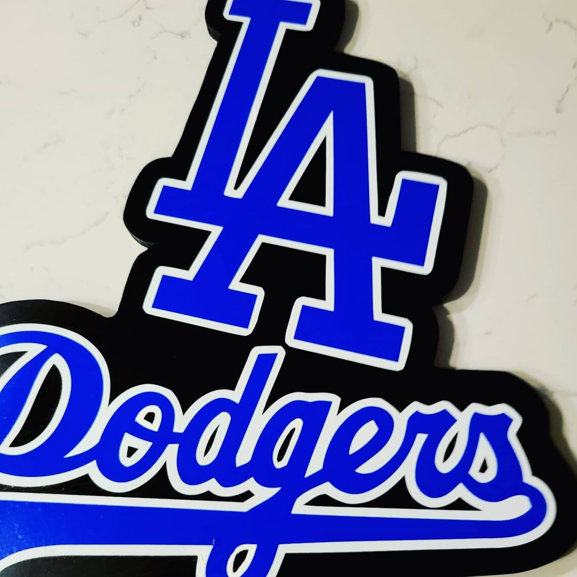 LA Dodgers wood signfan art garage sign man cave | Etsy