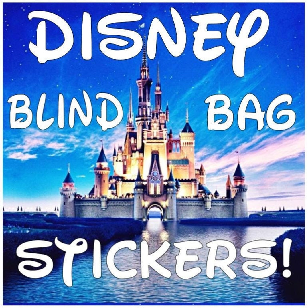 Blind Bag Disney Stickers, Waterproof, Car Window, Water Bottles, Cups ...