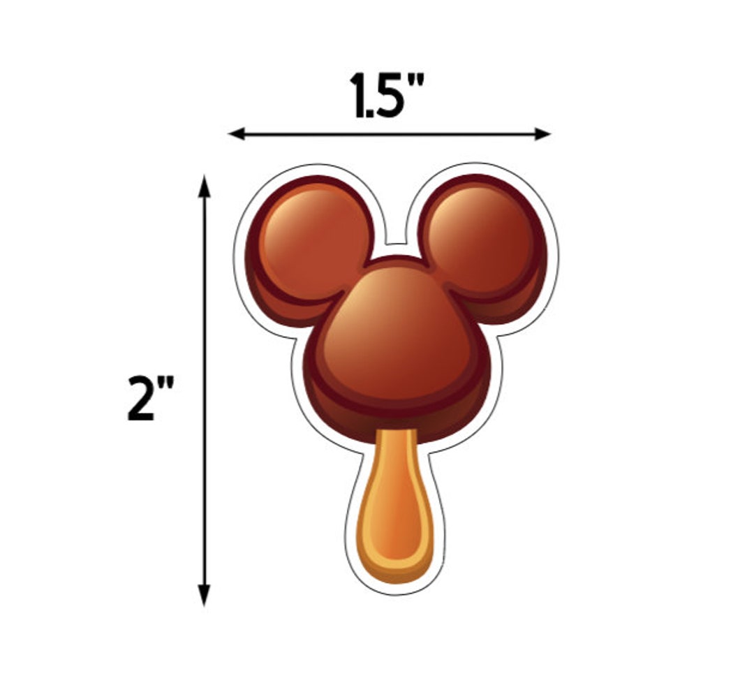 Mickey Fudge Pop, Sticker, Waterproof Stickers, Tumbler Stickers, Car ...