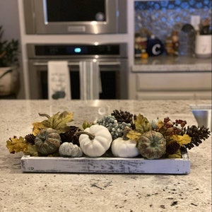 Rustic Long Wood Tray, Centerpiece, Serving, Home Decor, Dining Table ...