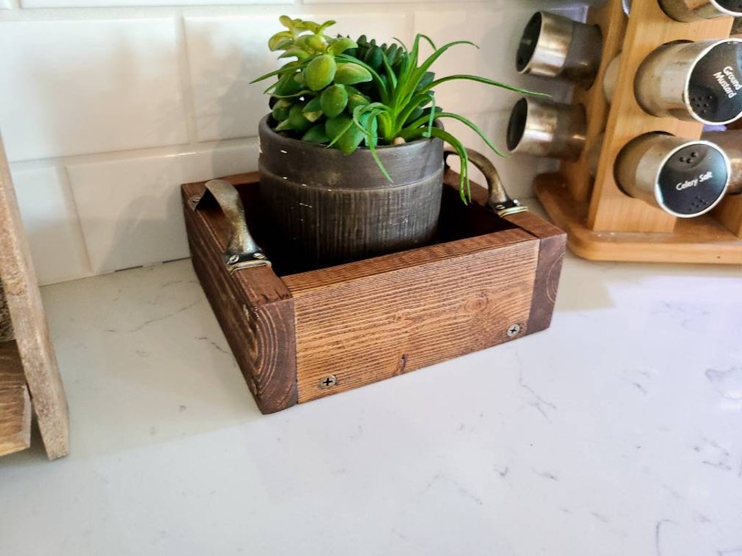 Farmhouse Table Trough, 3.5 Inch Tall, Dining Room Centerpieces, Trough ...