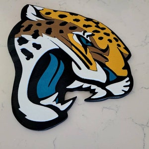Jacksonville Jaguars, Wood Sign 3D, Football Sign, NFL, Man Cave, Gift ...