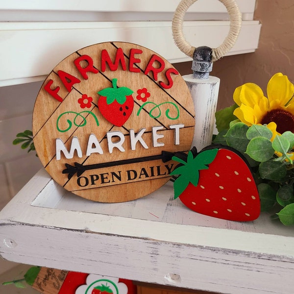 Strawberry Farm Sign - Etsy
