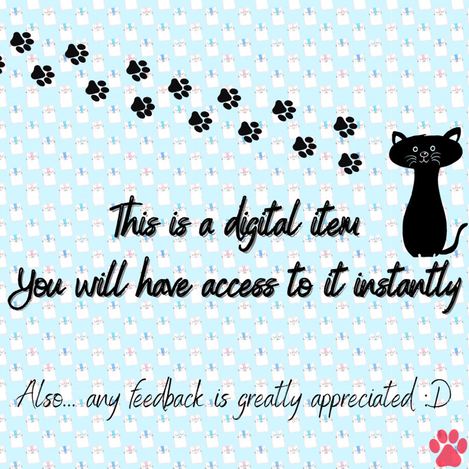 100 Positive Affirmation Cards Cat-themed Self Care Printable ...