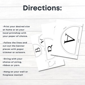 Cute Printable Banner | Alphabet Letter Banner With Numbers | Scallop ...