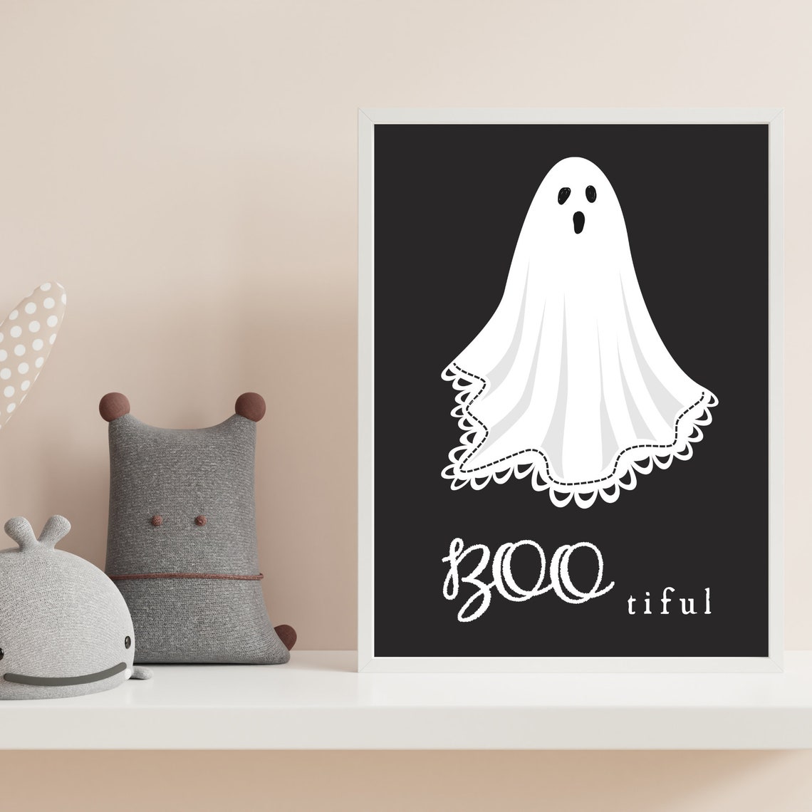 Bootiful Cute Halloween Ghost Printable Decor Instant Digital - Etsy