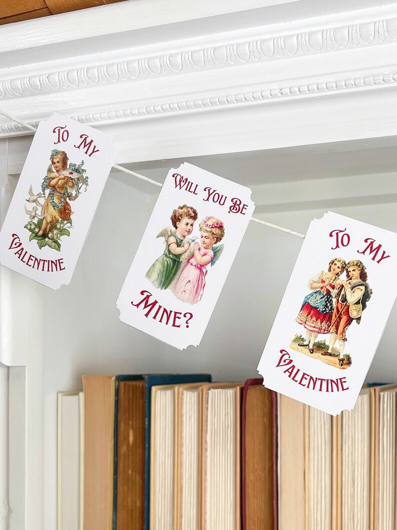 Vintage Valentine Collage Sheet Printable, Victorian Retro Cupid Cards ...
