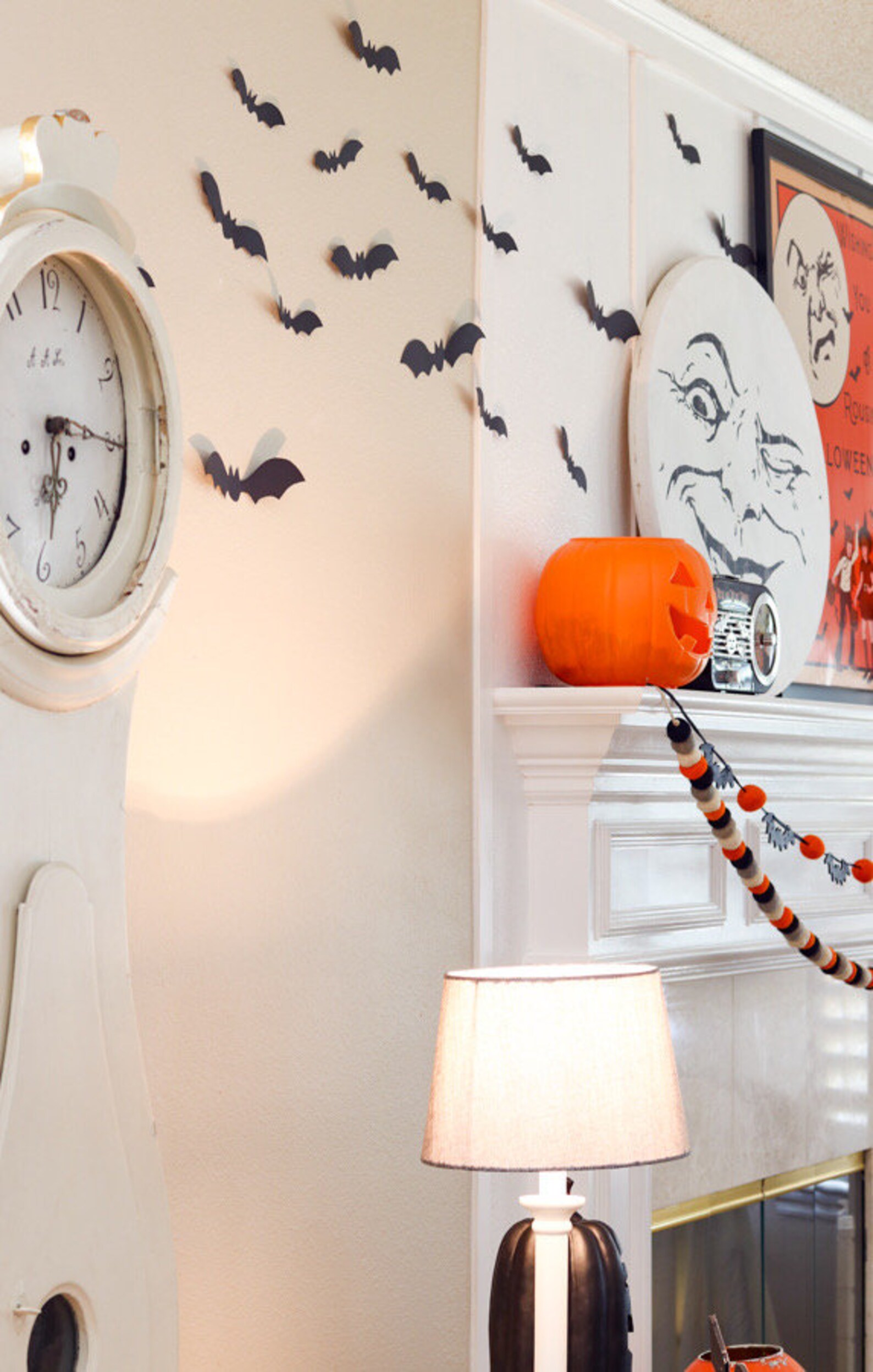 Bat Cutouts Printable Decor | Paper Bats Wall Hangings | Halloween DIY ...