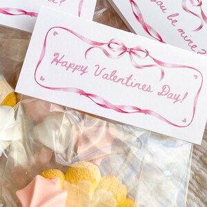 Valentine Treat Bag Topper Printable, Valentines Cookie DIY Tags, Would ...