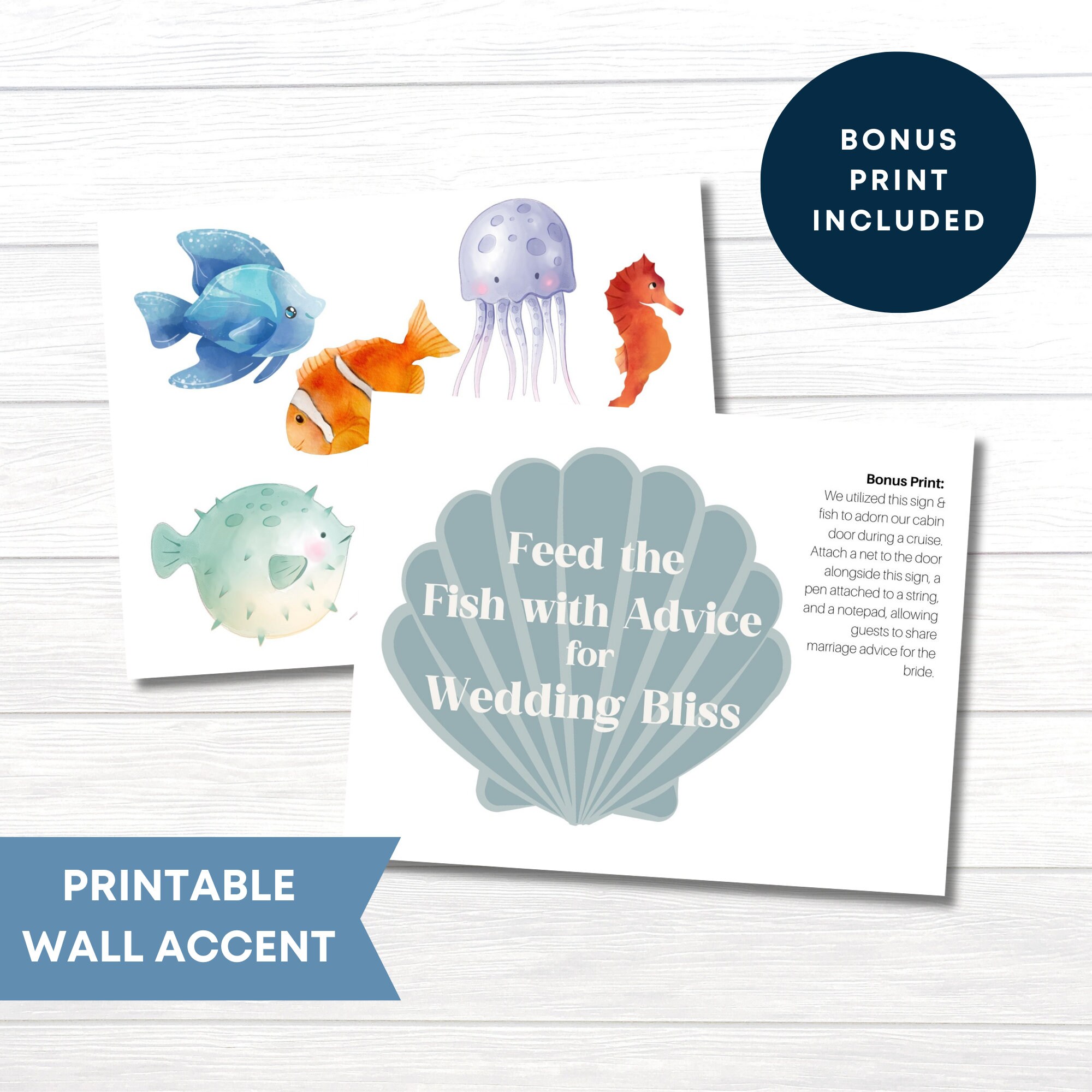 DIY Seashell Garland Kit, Printable Seashell Letter and Number Banner ...