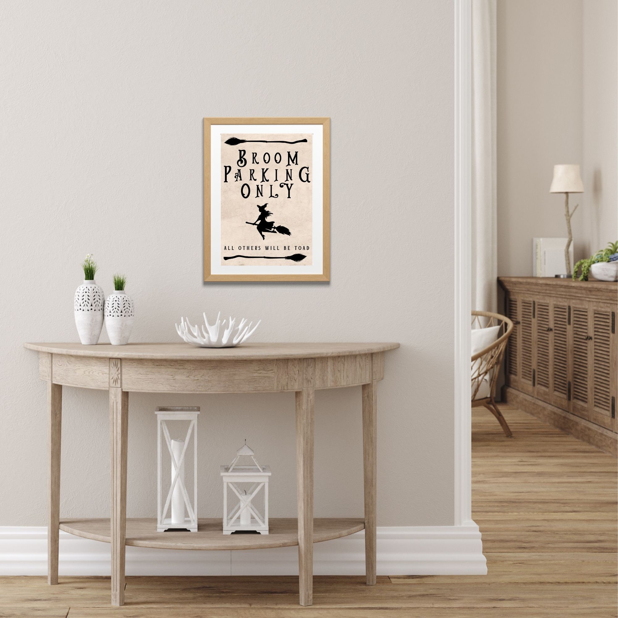 Halloween Art Printable Broom Parking Only All Others Will Be Toad ...