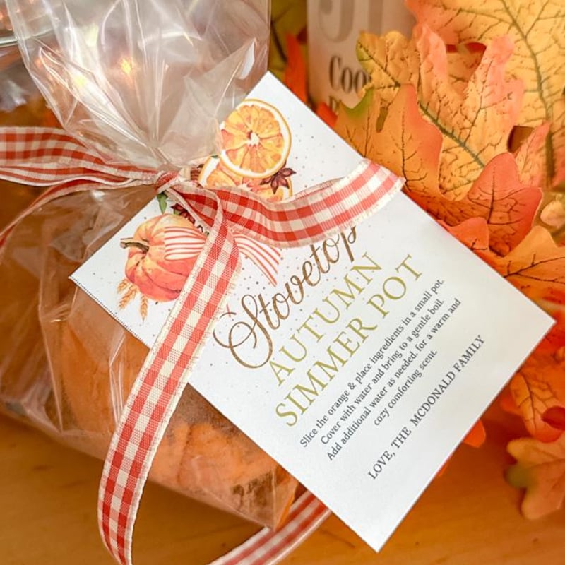 Fall Pot Simmer Labels - Etsy