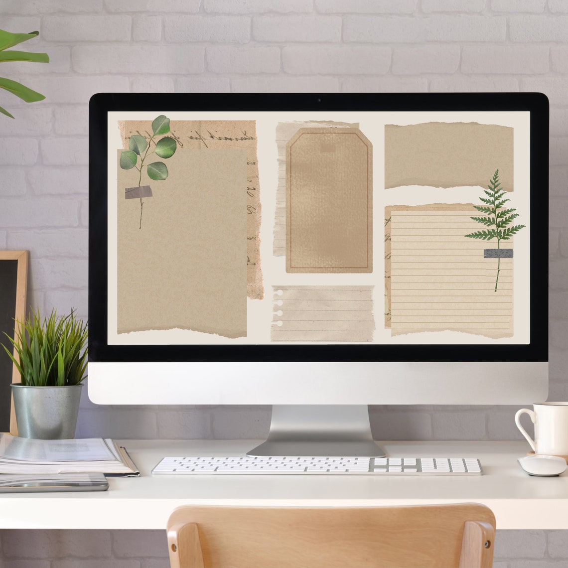 Minimalist Desktop Wallpaper Aesthetic Computer Monitor - Etsy