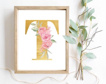 Monogram Letter T - Etsy