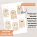 DIY Book Page Ghost Garland Printable Vintage Bookpage Ghost Bunting ...
