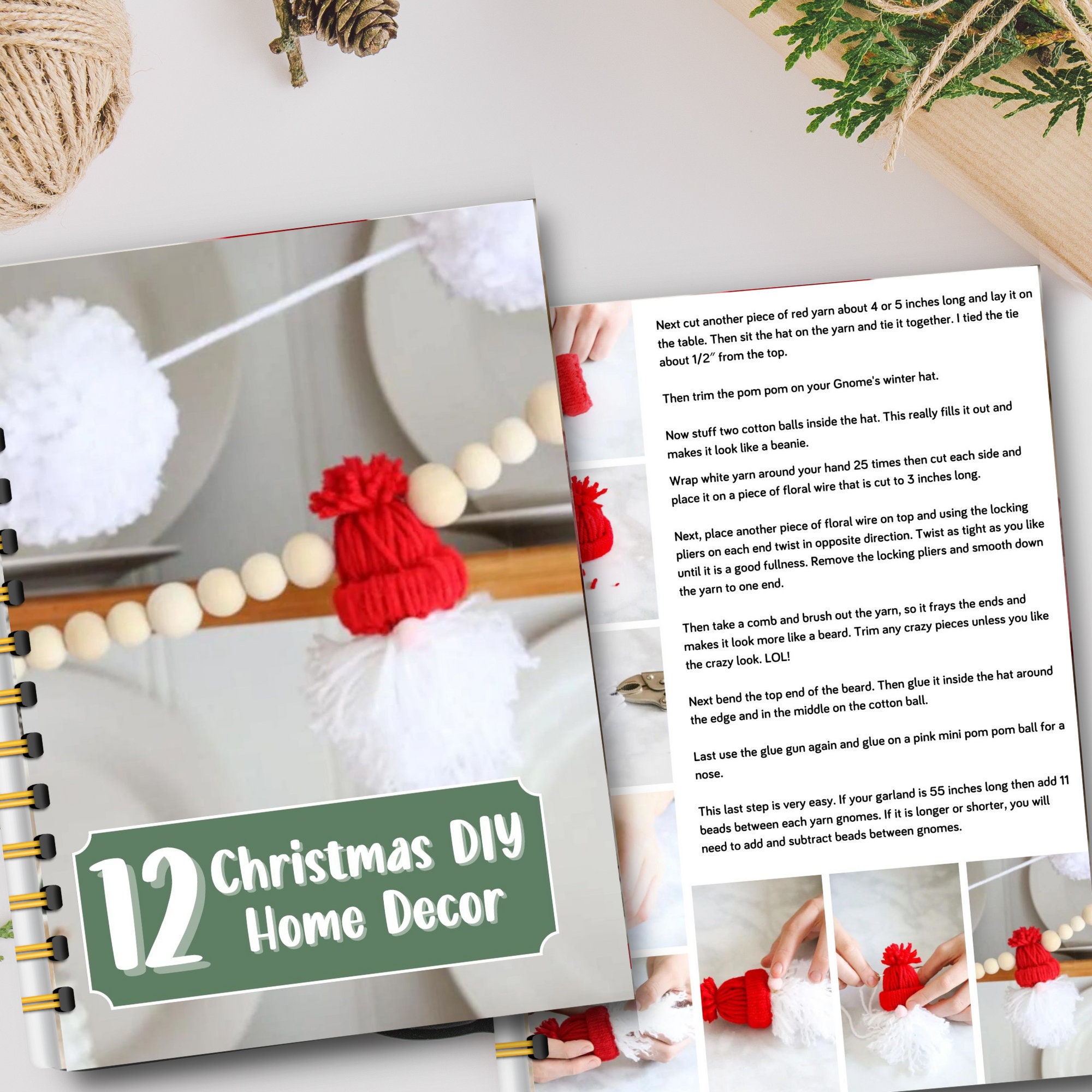 12 Christmas DIY Home Decor Ebook Christmas Decoration Ideas Holiday ...